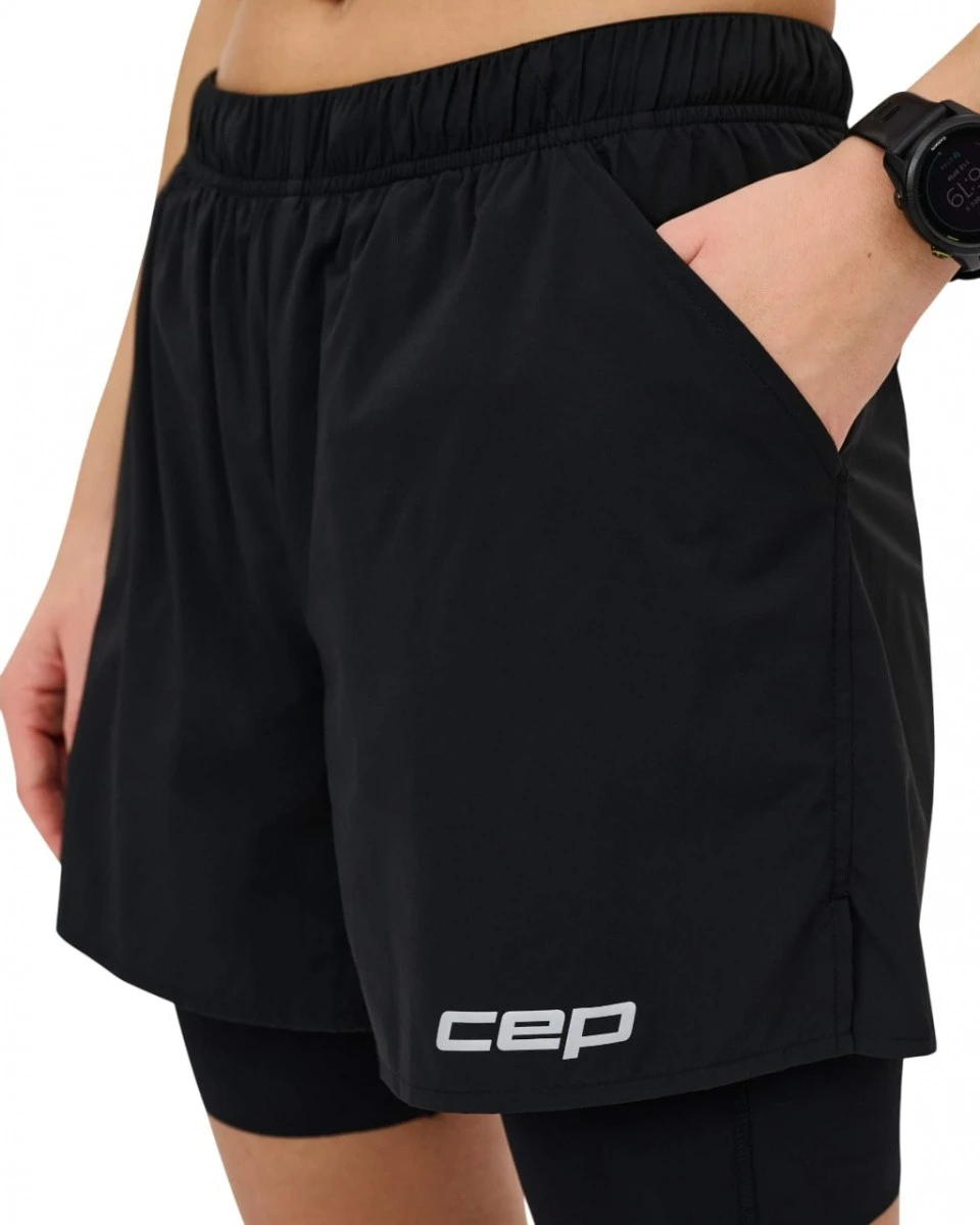 Компрессионные шорты CEP 2 в 1 для бега, женские | Купить за 9825 Р ...